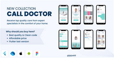 Call Doctor Flutter Modern Medical Appointment Template Latest