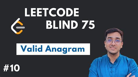 Valid Anagram Leetcode 242 Blind 75 Java Coding Leetcode Youtube