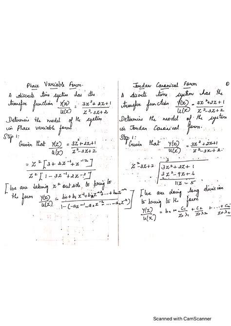 Unit 1 Signal Flow Block Diag Control Systems Studocu
