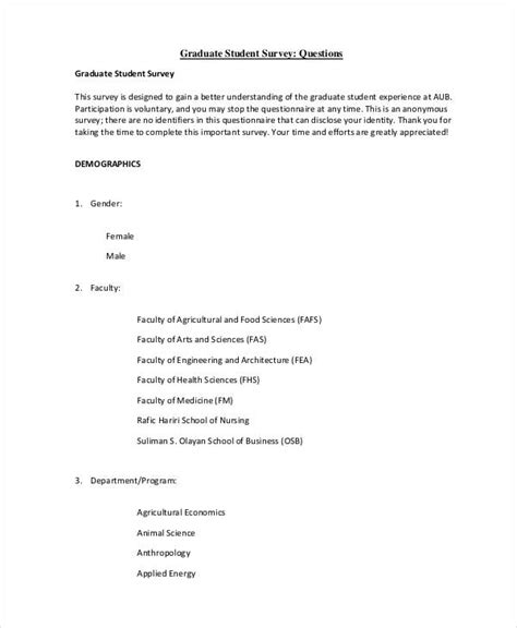 Sample Questionnaire With Introduction New Sample Z