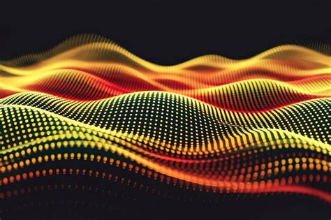 A Vibrant And Dynamic Abstract Artwork Featuring A Mesmerizing Pattern Of Interconnected Dots