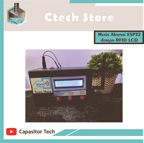 Jual Mesin Absensi Dengan Menggunakan Esp32 Dan Rfid Disimpan Di
