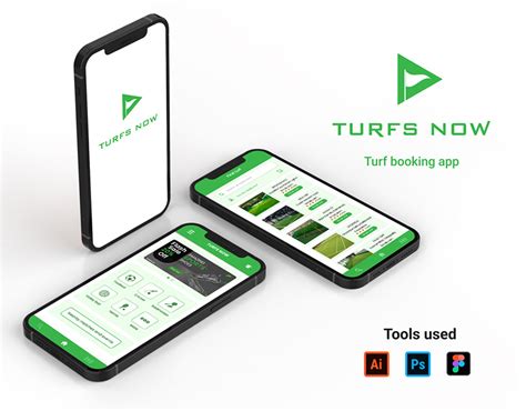 Turfs Now Turf Booking App Case Study Behance