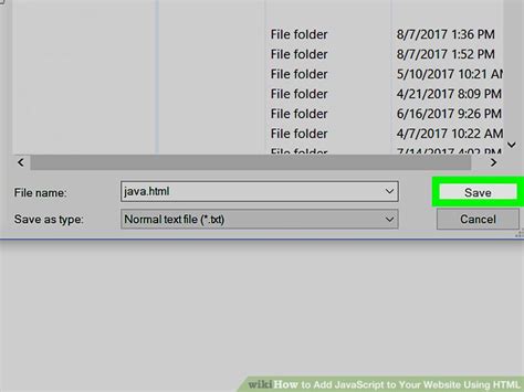 How To Add JavaScript To Your Website Using HTML With Pictures