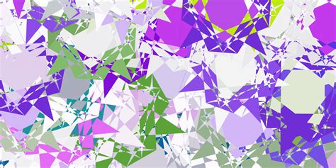 Light Pink Green Vector Pattern With Polygonal Shapes 27440554 Vector Art At Vecteezy