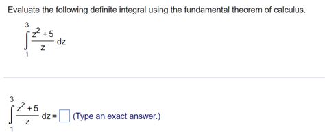 Solved Evaluate The Following Definite Integral Using The Chegg