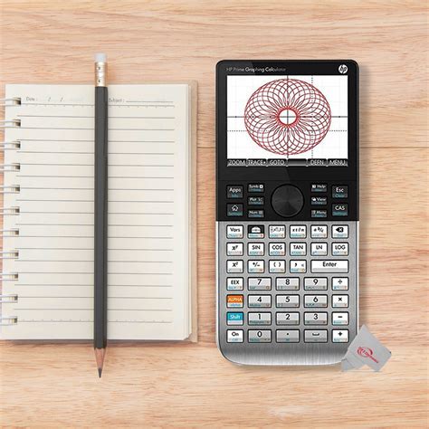 Hp Prime Handheld Graphing Calculator Black Touchscreen Cas Rechargeable