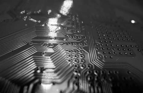 Premium Photo Electronic Circuit Board With Semiconductors Chip Electronic Motherboard Card