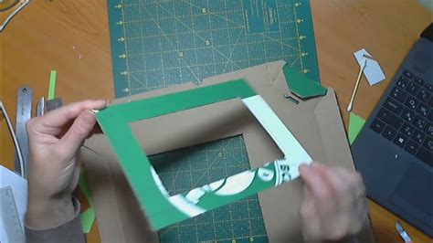 01 Виготовлення фоторамки з картону Вирізаємо рамку з картону Youtube