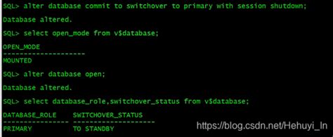 Oracle 一主两从 主从切换（switchover）步骤记录oracle Adg 一个主两个从上做主备切换 Csdn博客