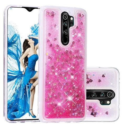 Dynamic Liquid Glitter Quicksand Sequins Tpu Phone Case For Mi Xiaomi Redmi Note Pro Rose