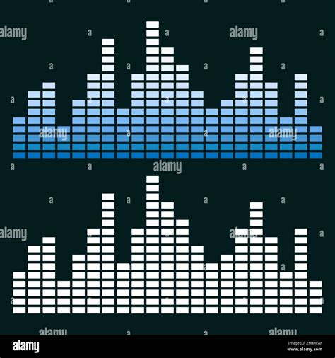 Frequency Audio Waveform Music Wave Hud Interface Elements Voice Graph Signal Vector
