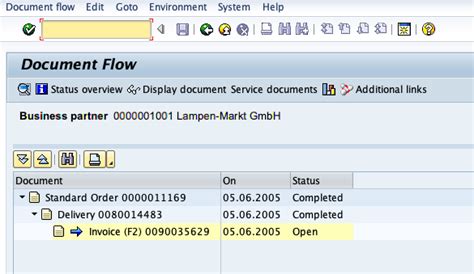 what is document flow in sap