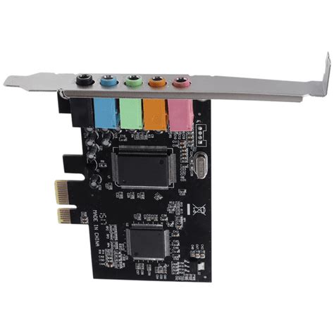 5 1 Internal Sound Card For With Low Profile Bracket 3d Stereo Pci E Cmi8738 Chip 32 64 Bit