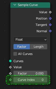 Is It Possible To Make Multiple Splines To Be Sampled In A Sample Curve Node Blender Stack