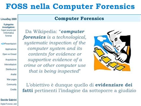 2009 10 24 Foss E Computer Forensics