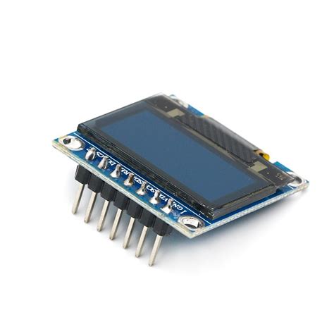 0 96寸oled液晶屏显示模块蓝色白色黄蓝双色 iic stm32 51列程 虎窝淘