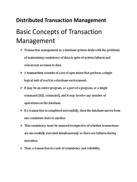 Adbms Unit 3 Notes Pdf Database Transaction Databases