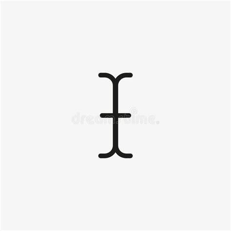 Icono Del Cursor Del Texto Ilustración Del Vector Ilustración De