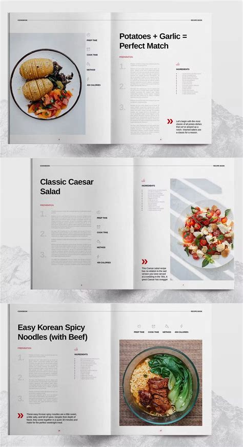 Cookbook And Recipe Book Template Indesign Cookbook And Recipe Book Template Indesign