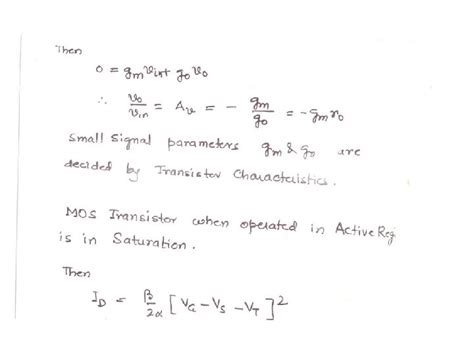 Mixed Signal Vlsi Design Basics Of Cmos Analog
