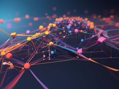 Visualización De Redes Virtuales Mapeo De Rutas Digitales Foto Premium