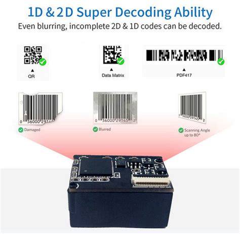 China USB Small Pdf Upc D D Barcode Scanner Engine Embedded Barcode Reader Module HS M
