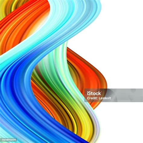 다채로운 흐름 포스터입니다 웨이브 액체 모양 색상 배경입니다 디자인 프로젝트를 위한 아트 디자인 벡터 일러스트 레이션 Eps10 0명에 대한 스톡 벡터 아트 및 기타 이미지