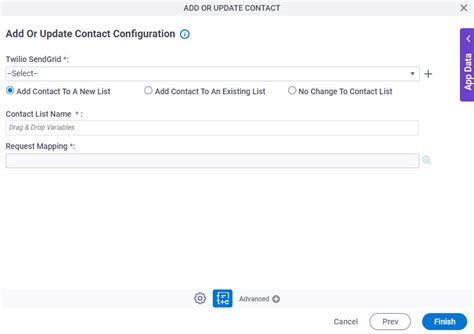 add or update contact activity