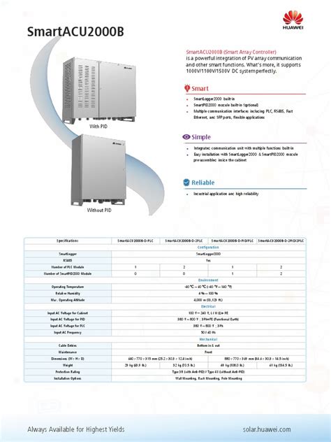 Smart Logger Acu2000b D Pid Plc Data Sheet Pdf Programmable