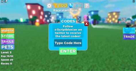 Roblox Legends Of Speed Codes To Get Free Steps And Gems