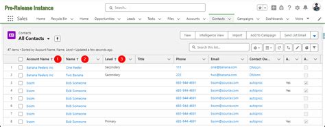 Multi Column List View Sort CertifyCRM