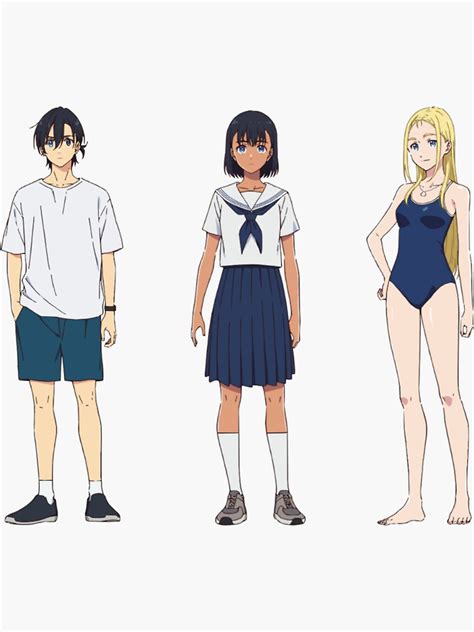 Sticker « Shinpei Ajiro Kofune Ushio Kofune Mio Summertime Render