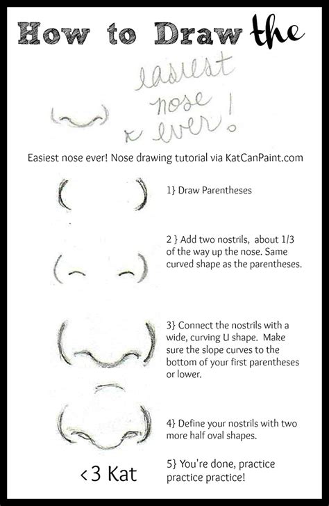 How To Draw A Nose For Beginners Easy At David Looney Blog