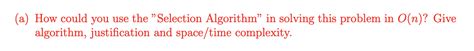 solved finding important values optimally if an array of n