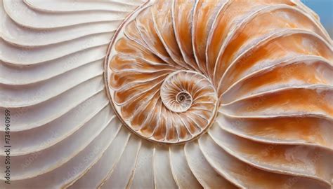 Shell Pearl Spiral Nautilus Fibonacci Section Spiral Coral Pearl