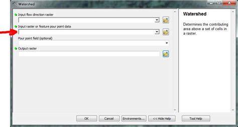 Arcgis Desktop Watersheds Tool Does Not Create Watersheds In Arcmap Geographic Information