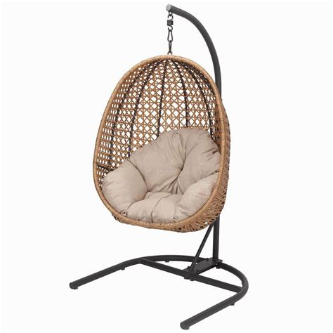 Better Homes And Gardens Lantis Outdoor Wicker Hanging Chair With Stand