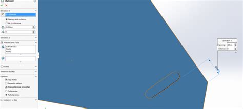 Solidworkslinear Pattern Với Tùy Chọn Vary Sketch