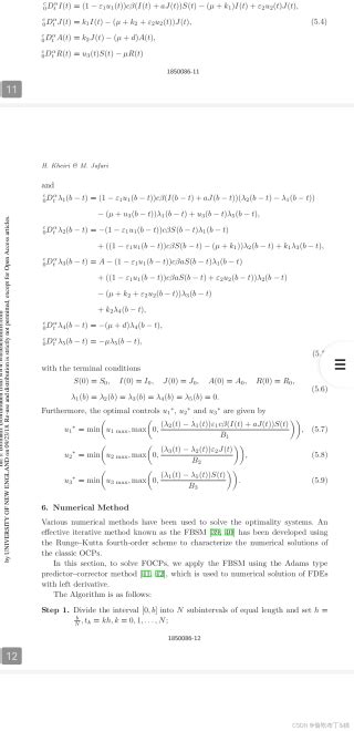 用预估矫正法，分数阶微分方程组传染病的最优控制代码怎么写编程语言 Csdn问答