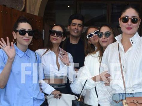 Pics Kareena Kapoor Khan Karisma Kapoor Step Out With Their Besties