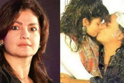 Pooja Bhatt Viral Kiss Photo With Dad Mahesh Bhatt She Names Shah Rukh