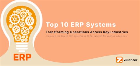 2024s Top 10 Erp Systems Transforming Operations Across Key Industries