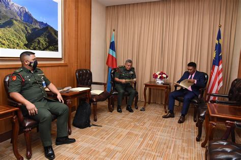 Kunjungan Hormat Rejimen 507 Askar Wataniah Lt Kol Shahril Bin Shaarani