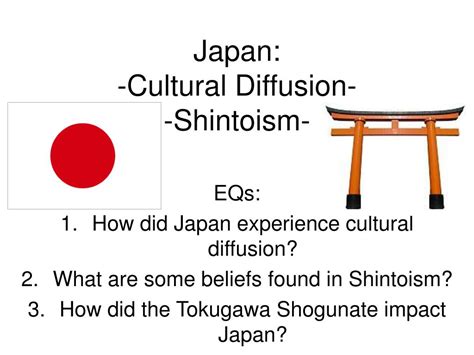 Ppt Japan Cultural Diffusion Shintoism Powerpoint Presentation