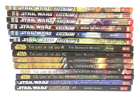 Lot 14pc Star Wars Scholastic Series Books