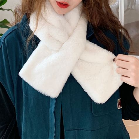 당일출고 고급 밍크 퍼 머플러 쁘띠 목도리