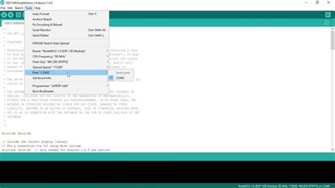 nodemcu display on 1 3 128x64 oled spi with sh1106 using esp8266 oled