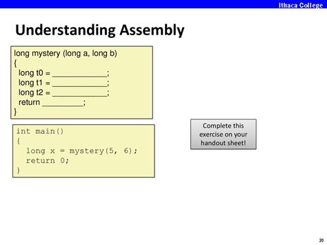 Machine Level Programming Iii Arithmetic Comp 21000 Introduction To