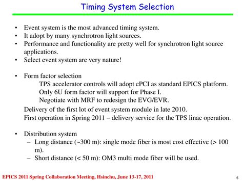 PPT TPS Timing System Plan Of Machine Protection System PowerPoint Presentation ID